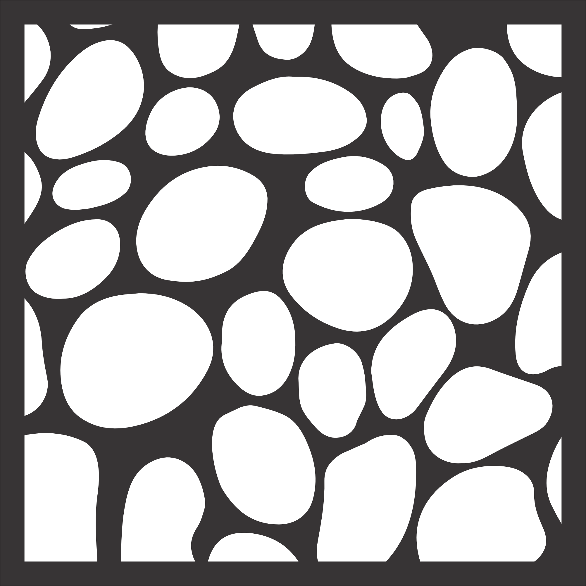 Organic 24 - Pegado - Laser Cut Screens