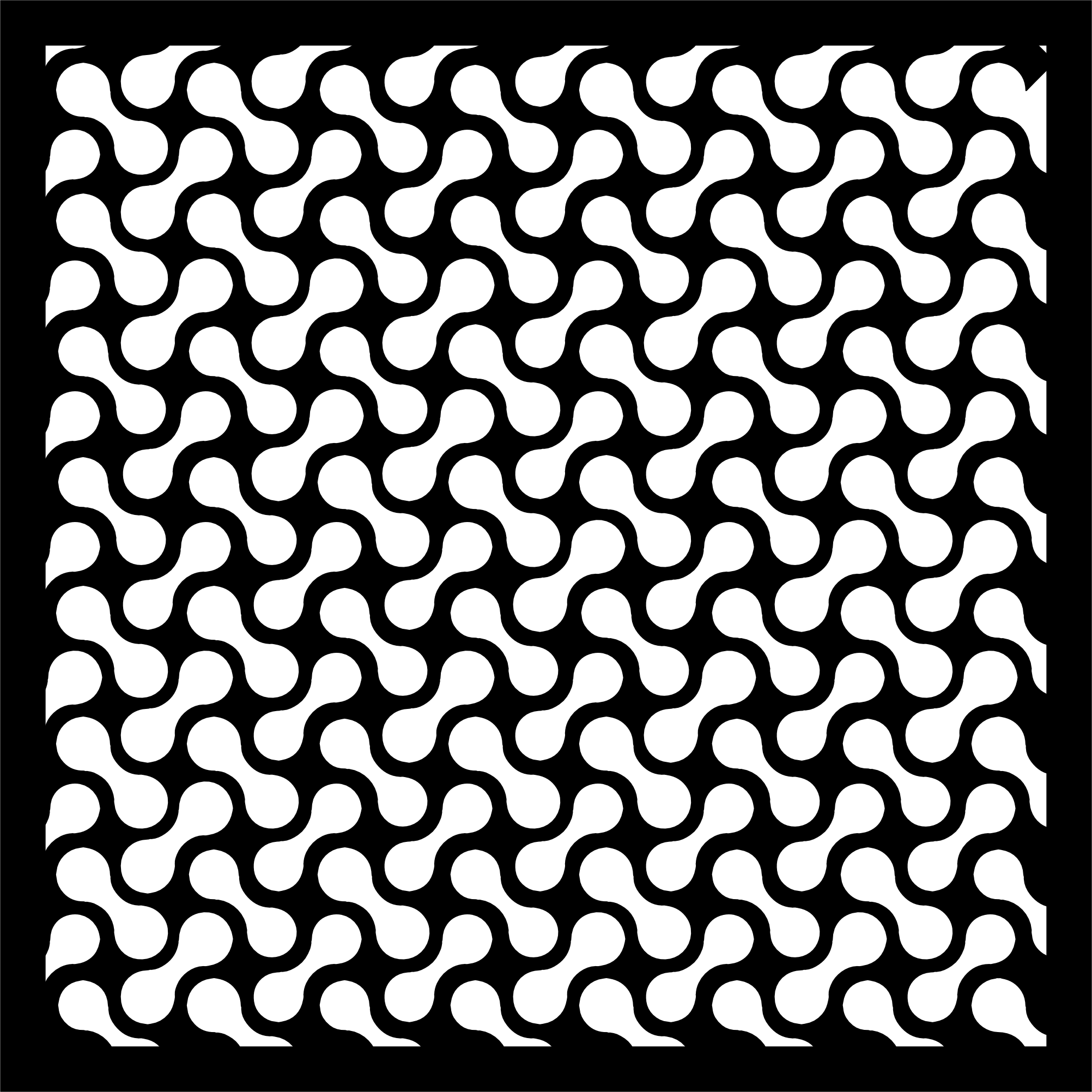 Abstract 1 - Pegado - Laser Cut Screens